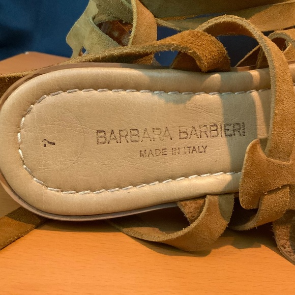 Barbara Barbieri | Shoes | Barbara Bieri Suede Strappy Gladiators ...